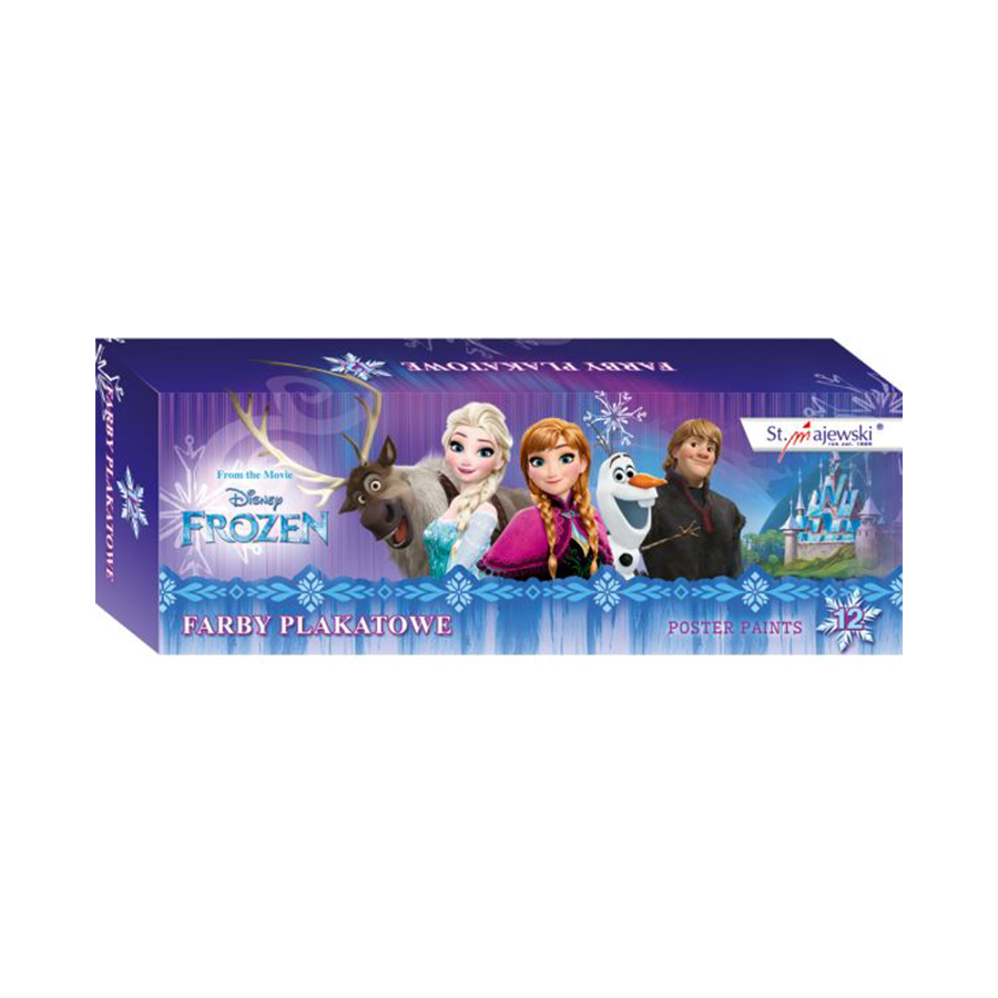 Poster Paints, 12 Χρώματα, 20 Ml, Frozen - B2b Best For - Life Philosophy