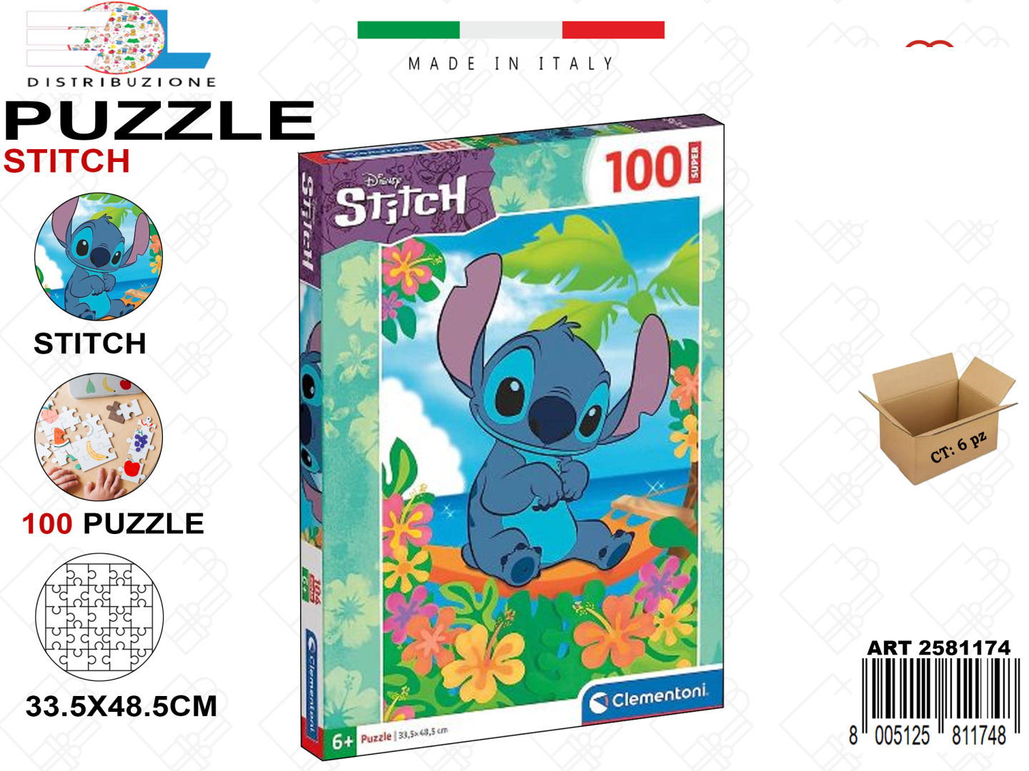 Παζλ Stitch 100 Τεμ - B2b Best For - Life Philosophy